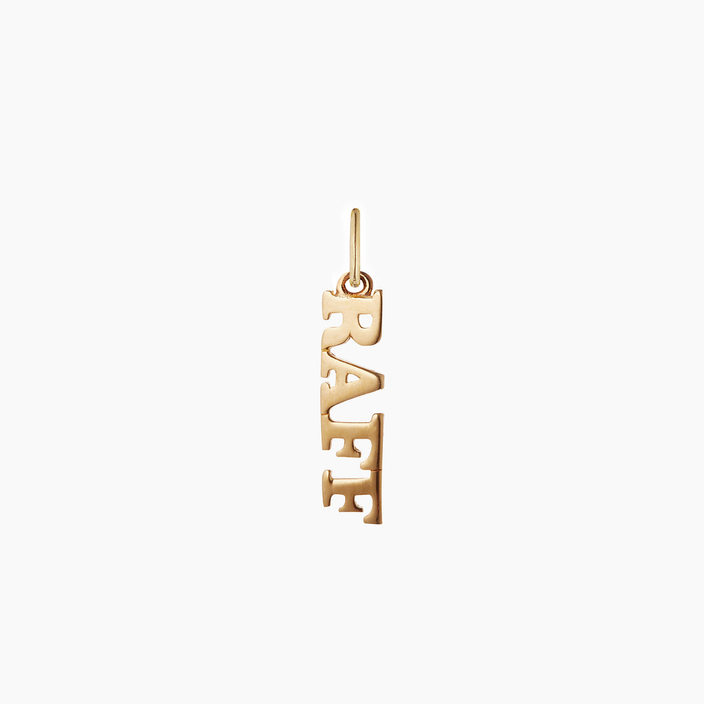 Solid Gold Name Pendant | Otiumberg