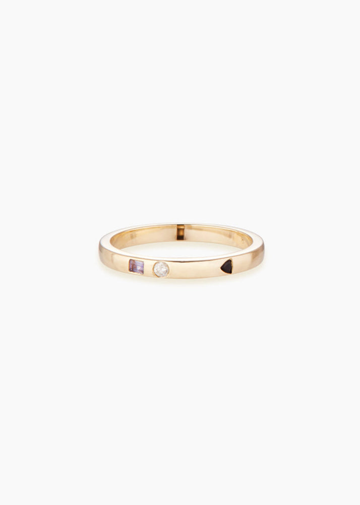 Three Stone Stacker Ring | Otiumberg